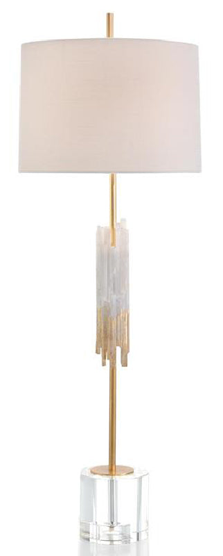 Selenite Console Lamp - JRL-10057 by John Richard from Cleveland Lighting