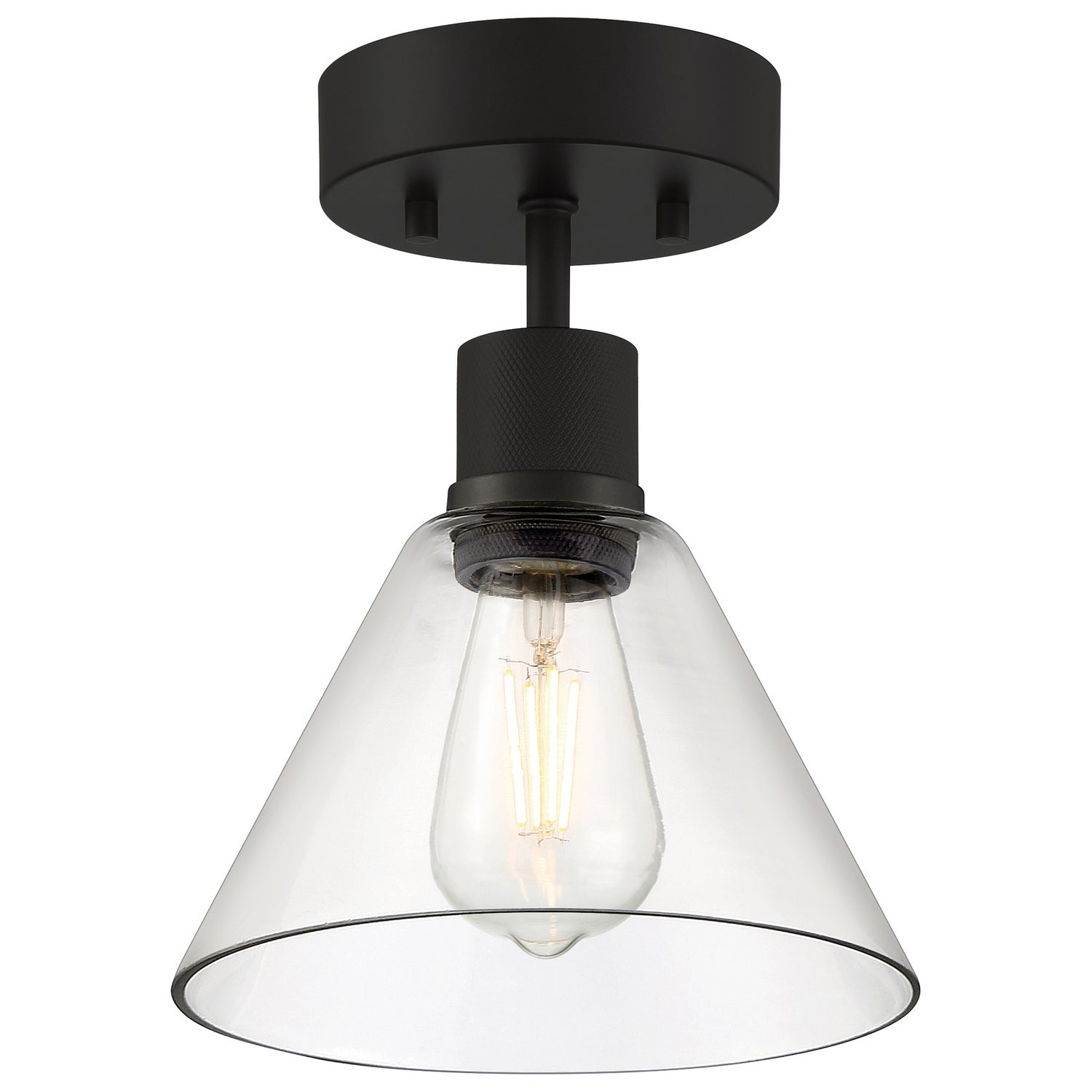 Port Nine Martini Semi Flush Light - 63146LEDDLP-MBL/CLR by Access from ...