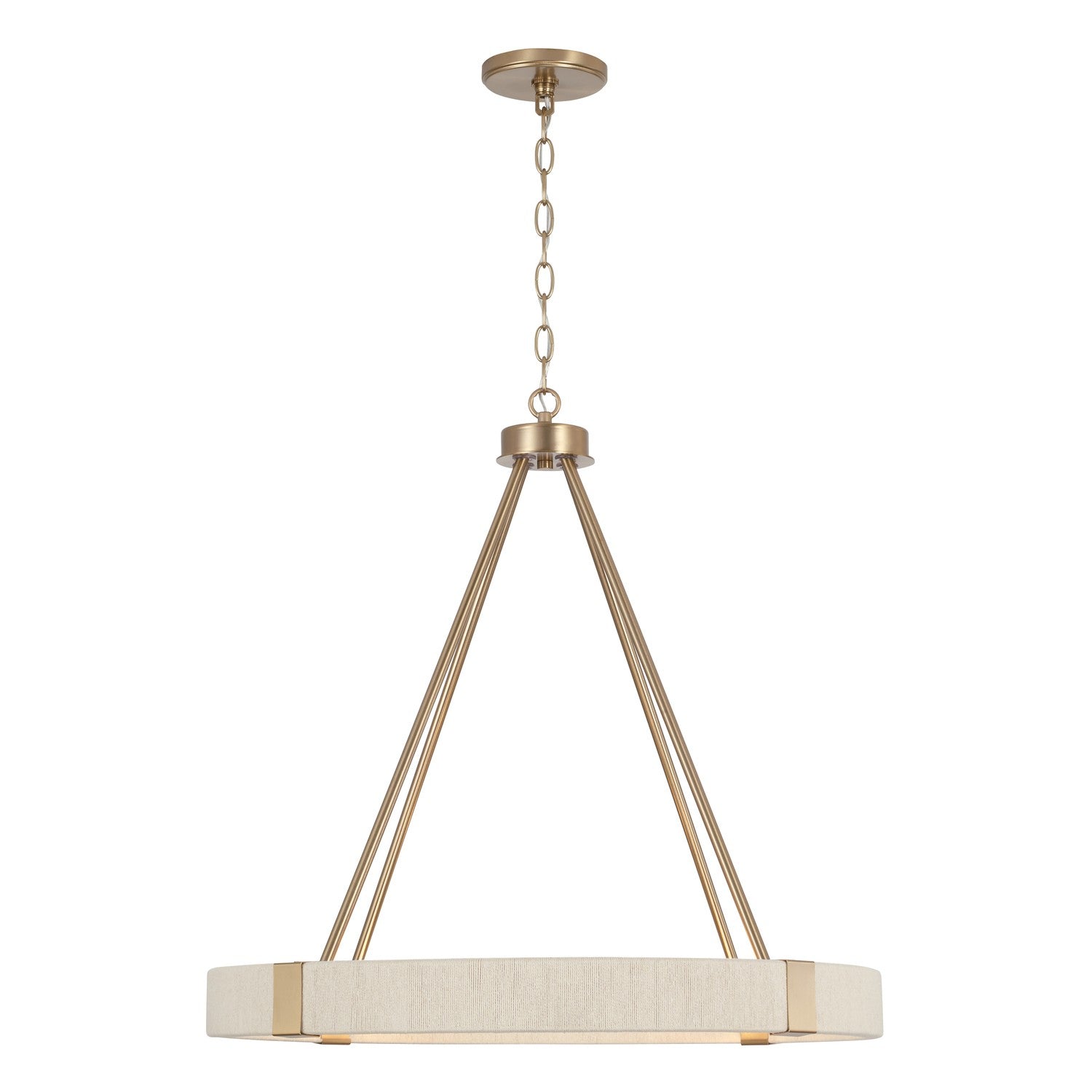 Capital Lighting Delaney Matte Brass Chandelier | Cleveland Lighting