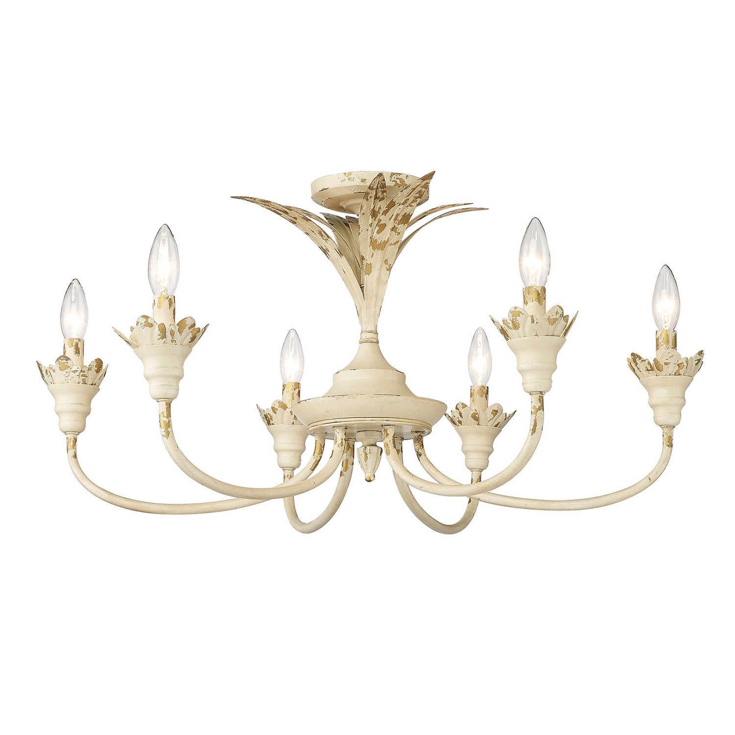 Lillianne Semi-Flush | Golden – Cleveland Lighting