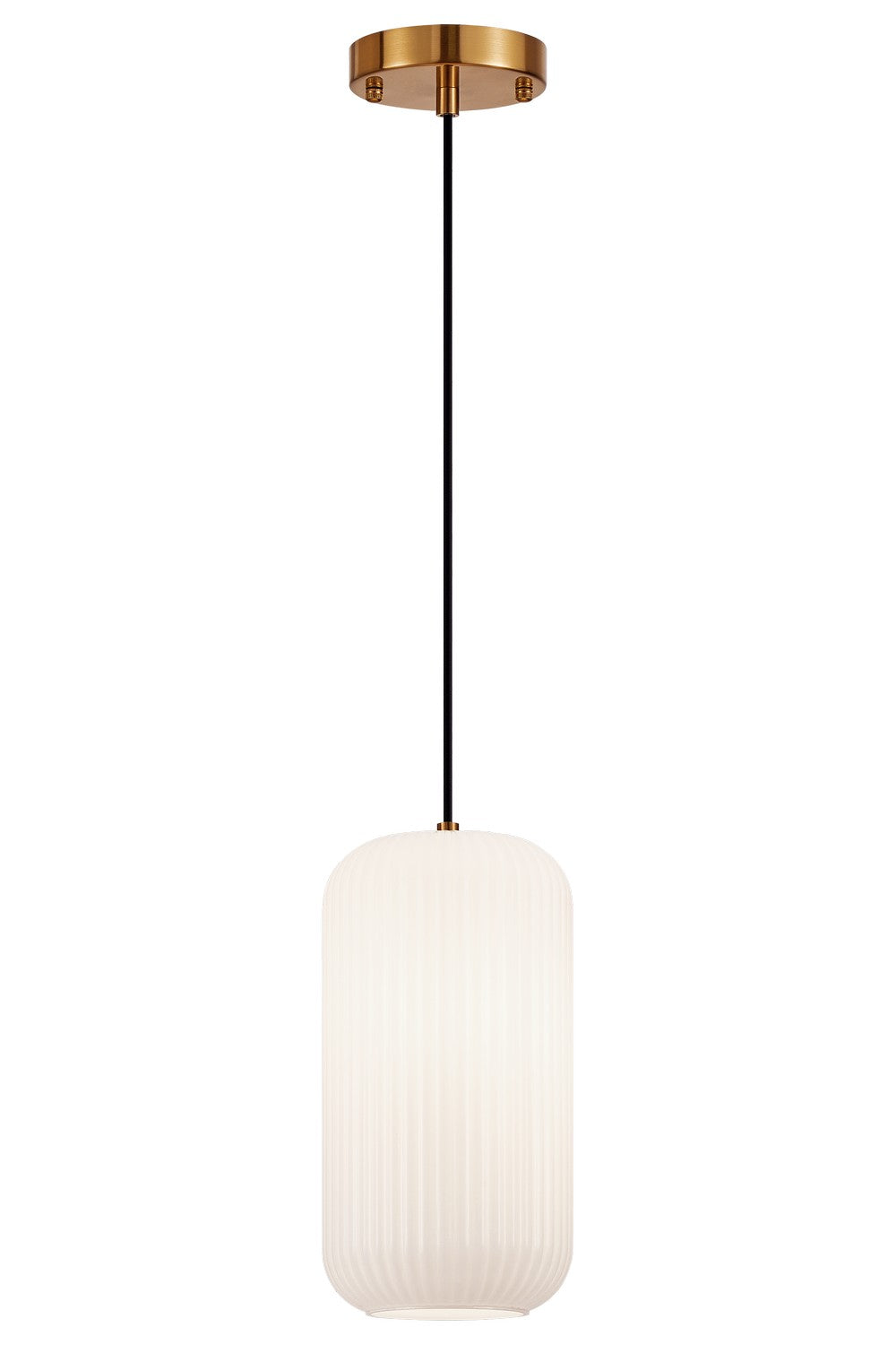 Matteo Lighting Charismo Aged Gold Brass Pendant | Cleveland Lighting
