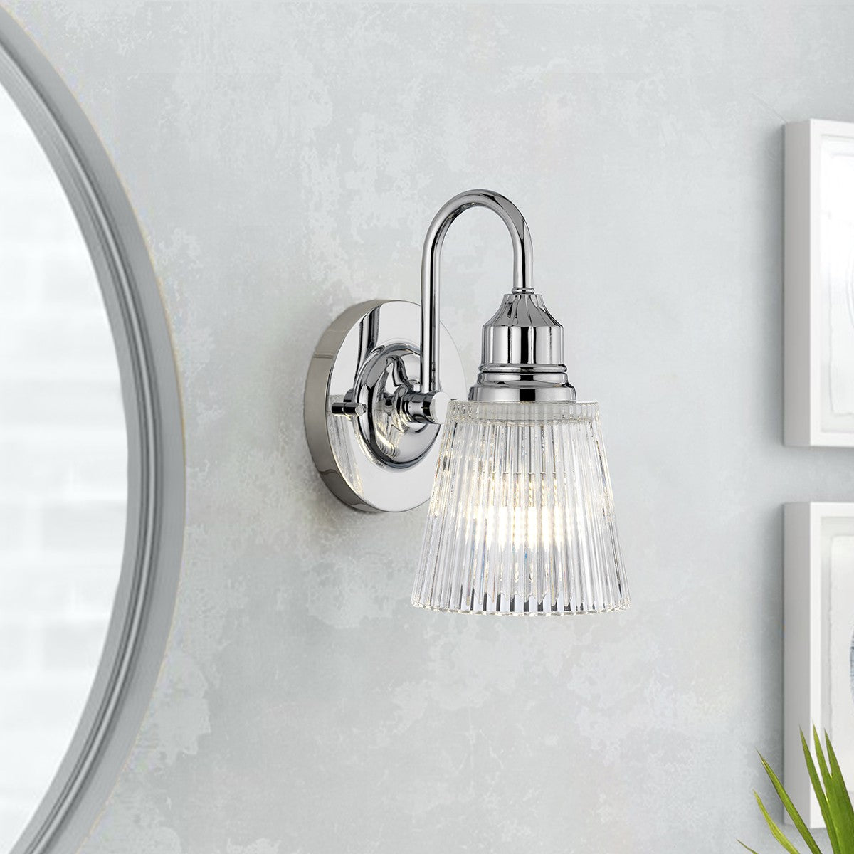 Addison Bathroom Vanity Light - BB-Addison1-PC by Lucas + McKearn from ...