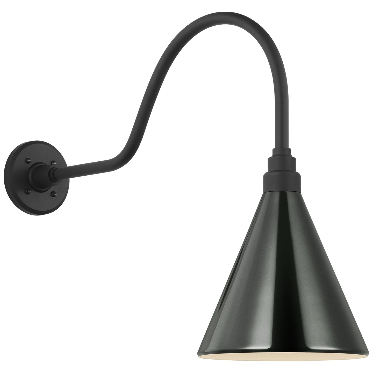 Academy Outdoor Flynn Savannah Conical Wall Light - TOB 2802HAB/S10-HAB ...