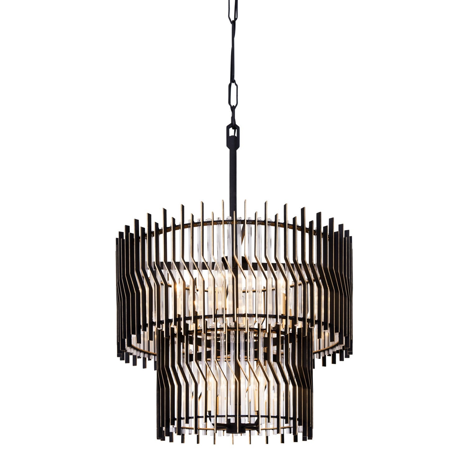 Park Row Chandelier - 393C10MBFG by Varaluz from Cleveland Lighting