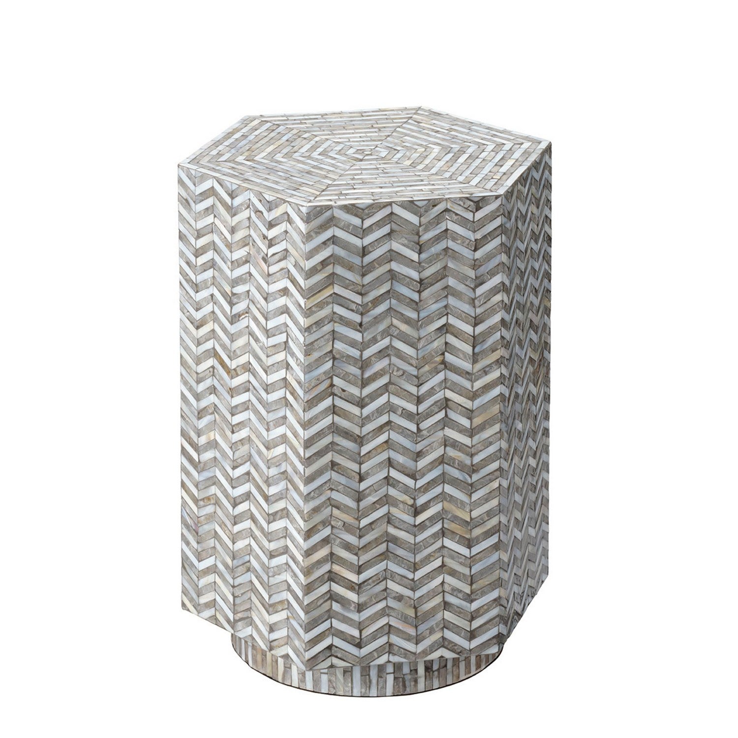 Brando Side Table - 20BRAN-STGR by Jamie Young Co from Cleveland Lighting