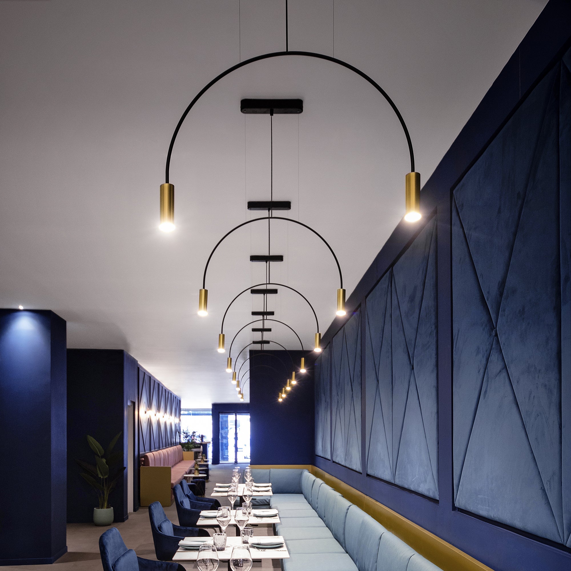 Volta Double Pendant Light by Estiluz from Cleveland Lighting