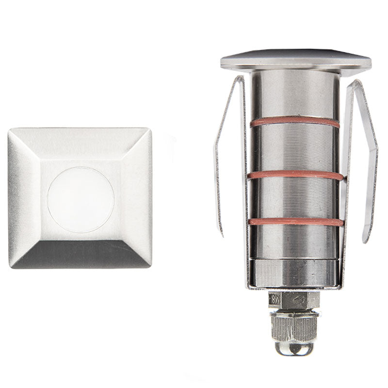 Square 1 inch Recessed In Ground Light 12V | W.A.C. Lighting ...