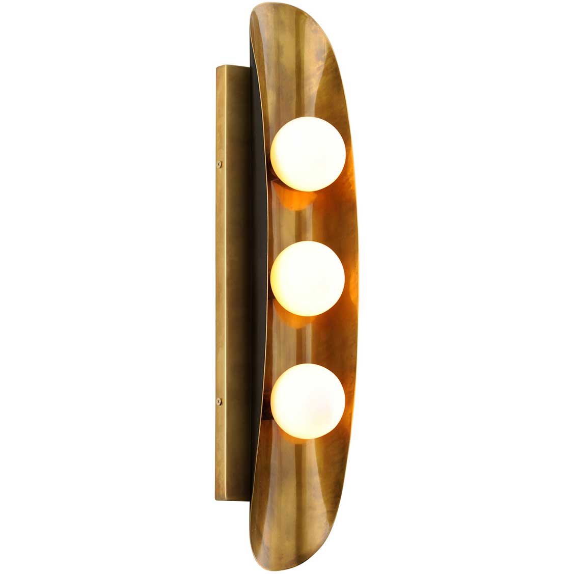 Hopper Wall Light - 271-11-VB/BBR by Corbett Lighting from Cleveland ...