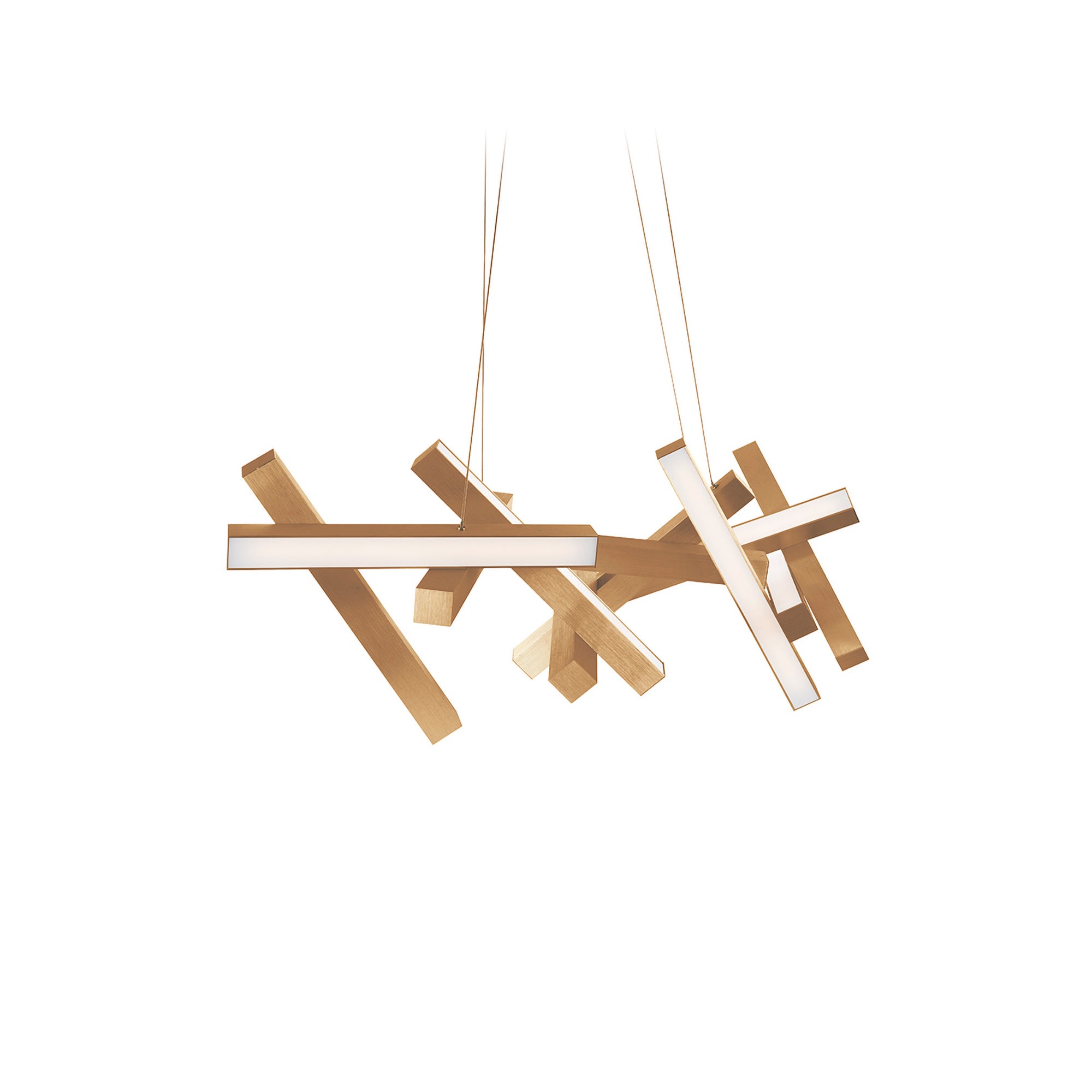 Chaos Linear Chandelier - PD-64848-AB by Modern Forms from Cleveland ...