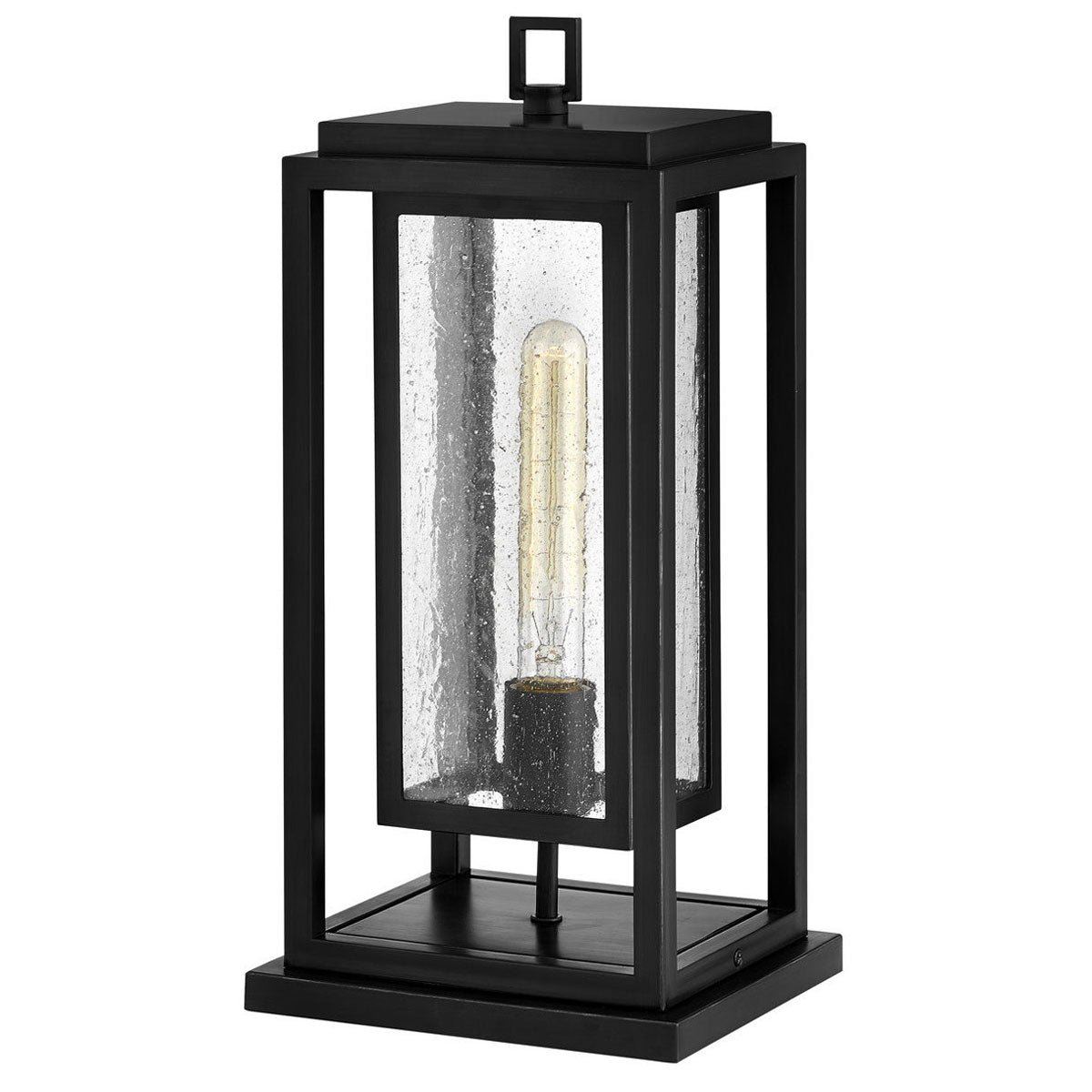 Republic 12V Outdoor Pier Mount Lantern - 1007BK-LV by Hinkley from ...