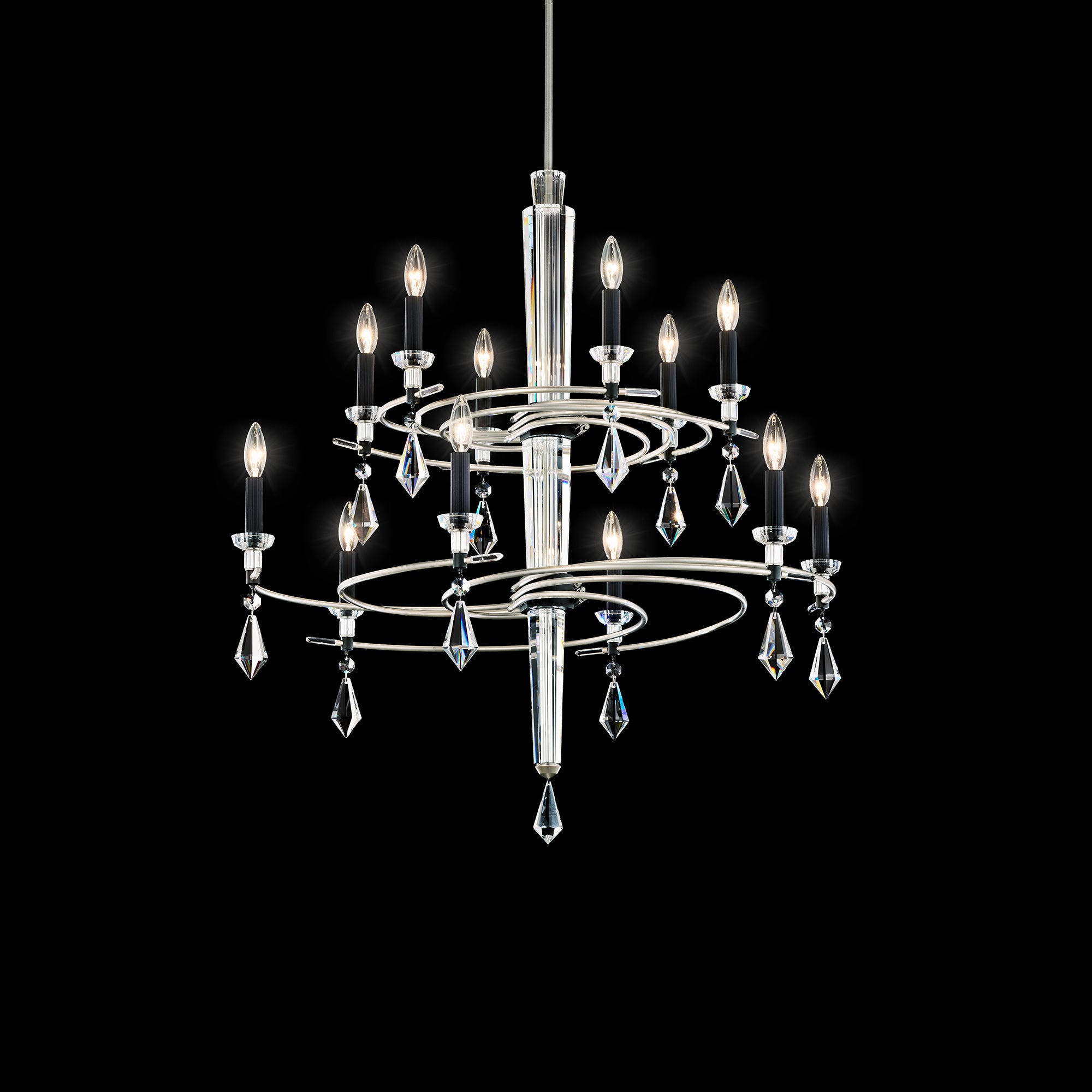 Tempest Tiered Chandelier - S5612-709/18R by Schonbek from Cleveland ...