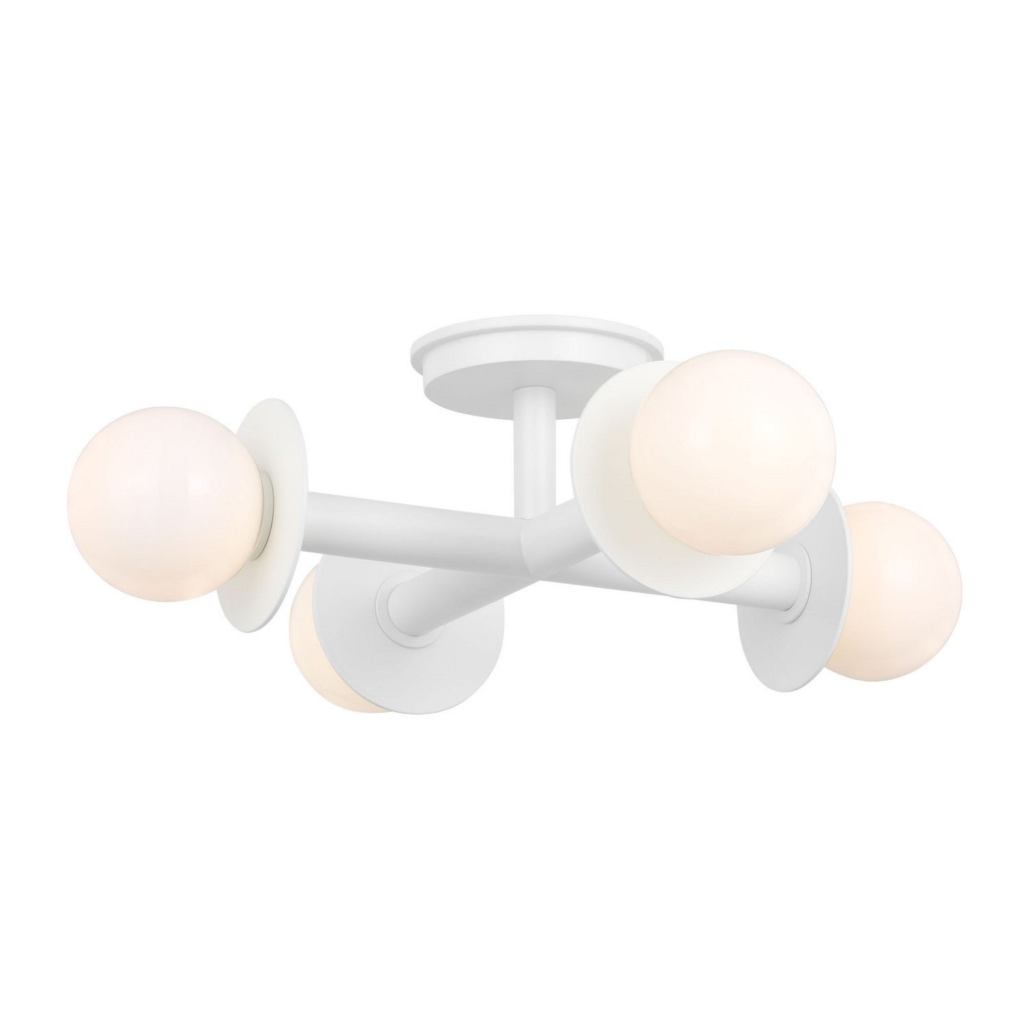 Nodes Semi Flush Ceiling Light - KF1034BBS by Visual Comfort Studio ...