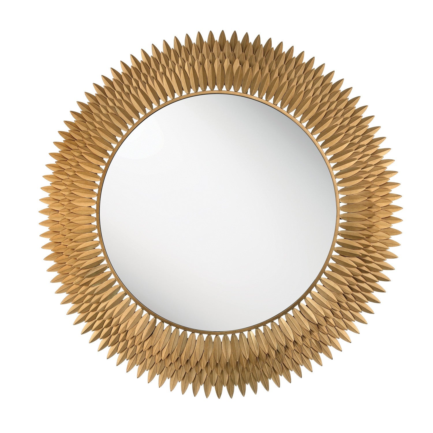 Broche Round Mirror - BRH-M546-GA by Crystorama from Cleveland Lighting