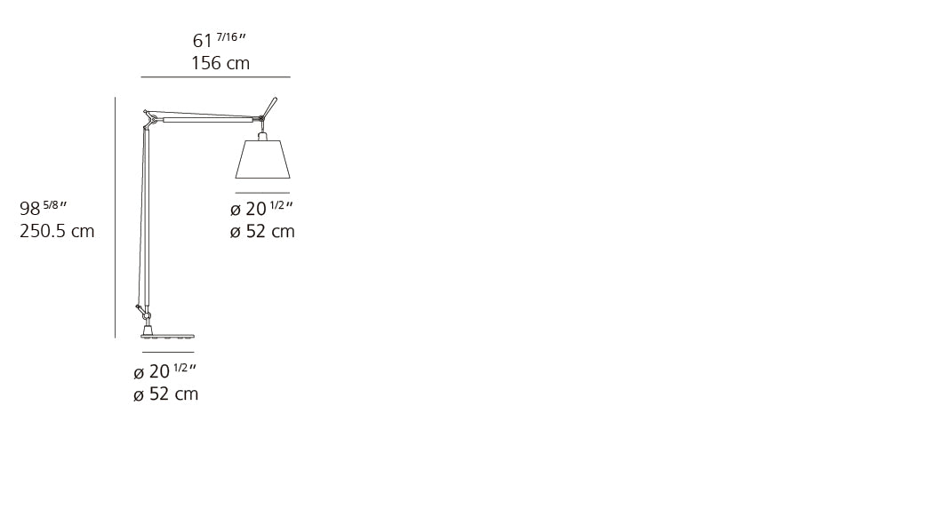 Tolomeo Maxi Floor Lamp | Artemide – Cleveland Lighting